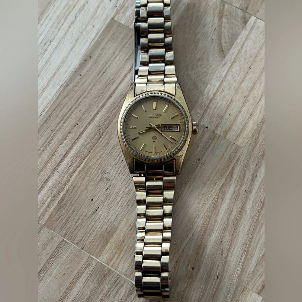 Seiko | Accessories | Seiko Sq Ladies Watch Vintage Gold Plated Marked ...